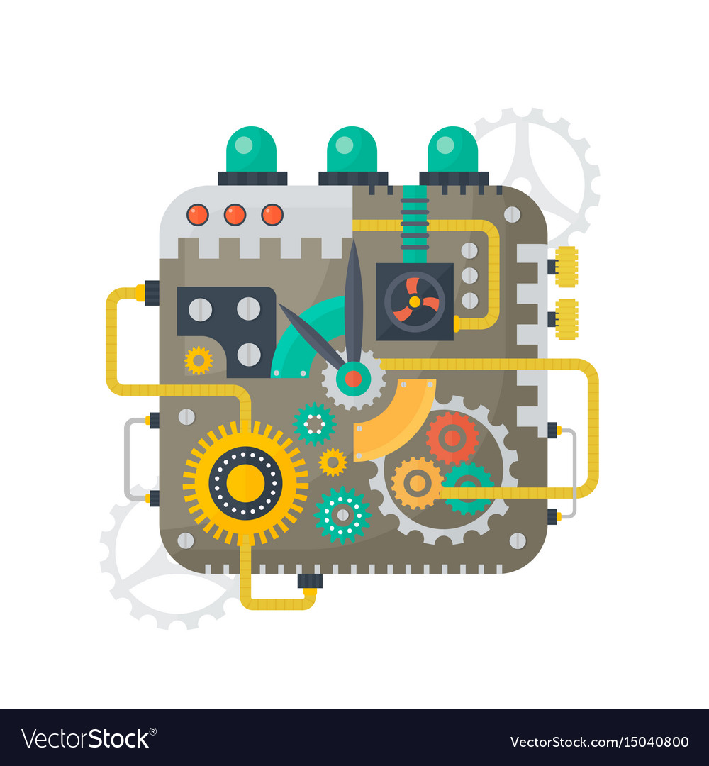 Clock face watches Royalty Free Vector Image - VectorStock