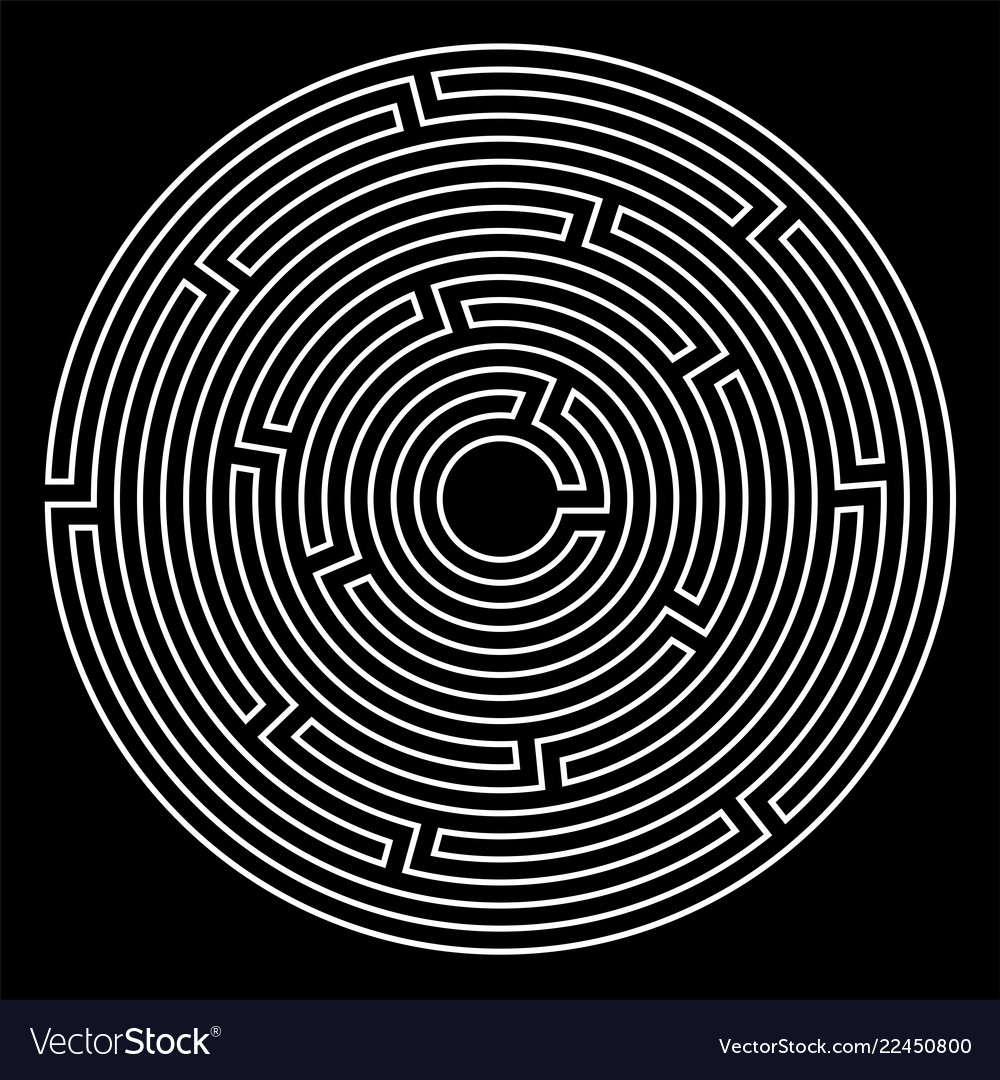 Labyrinth game Royalty Free Vector Image - VectorStock