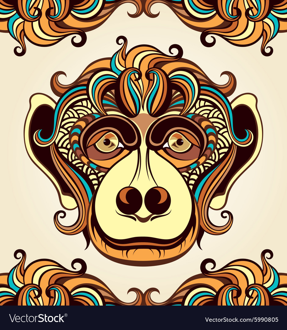A monkey Royalty Free Vector Image - VectorStock