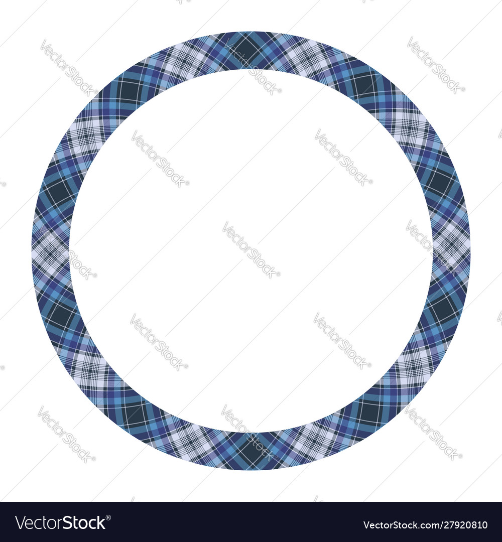 Circle borders and frames round border pattern Vector Image