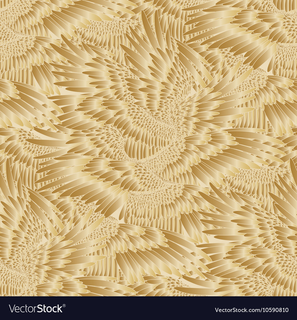 Graphic wings pattern Royalty Free Vector Image