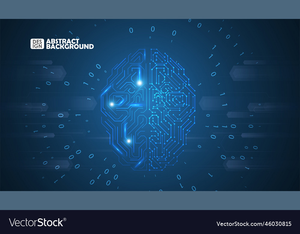 Artificial intelligence Royalty Free Vector Image