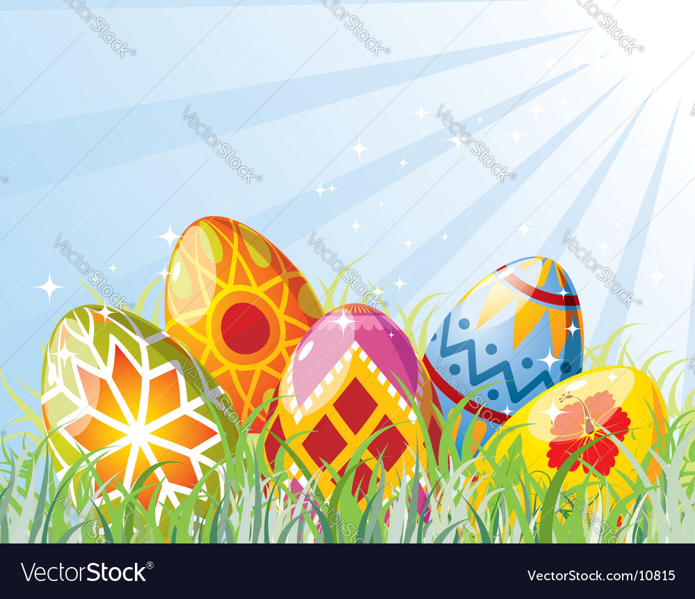 Background easter Royalty Free Vector Image - VectorStock