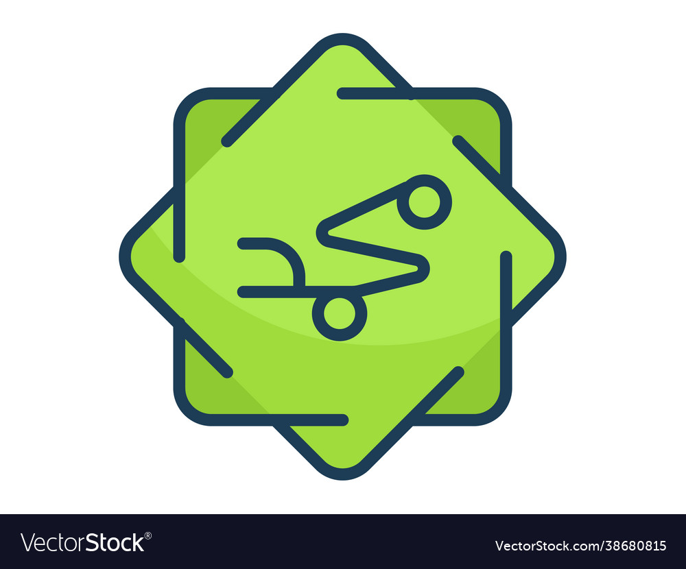 Muhammad prophet islam word single isolated icon Vector Image