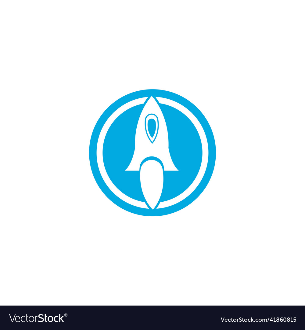 Rocket logo Royalty Free Vector Image - VectorStock