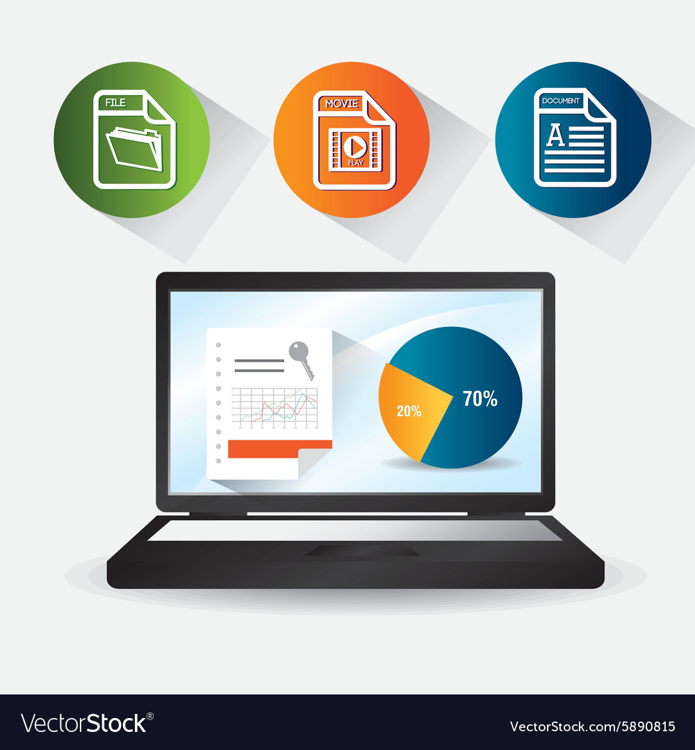 Spreadsheet design Royalty Free Vector Image - VectorStock