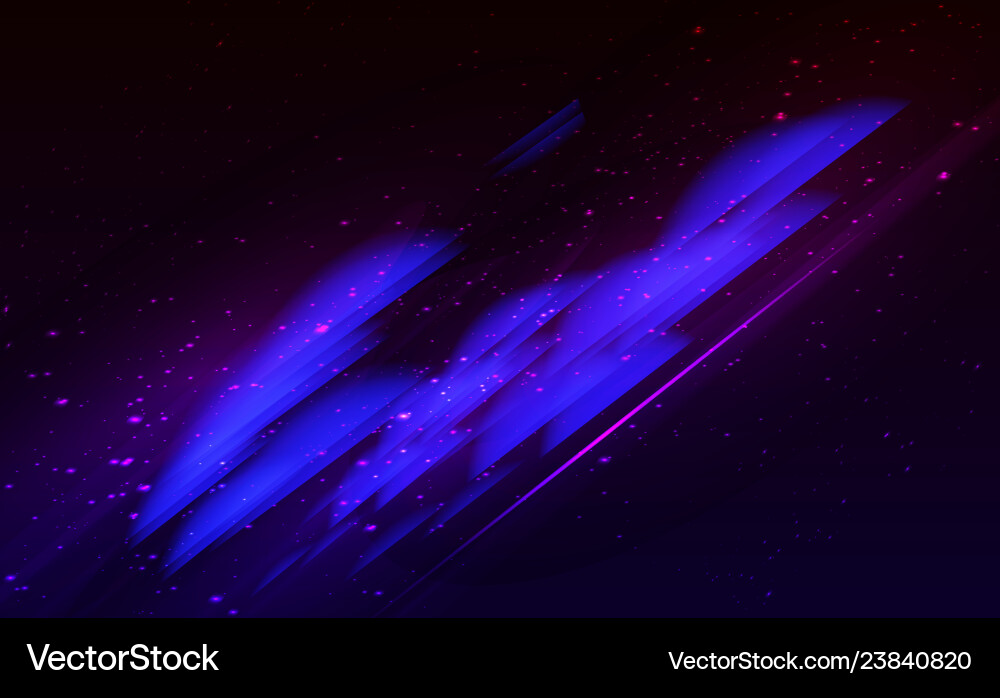 Abstract design - blurred blue shape in mystic Vector Image