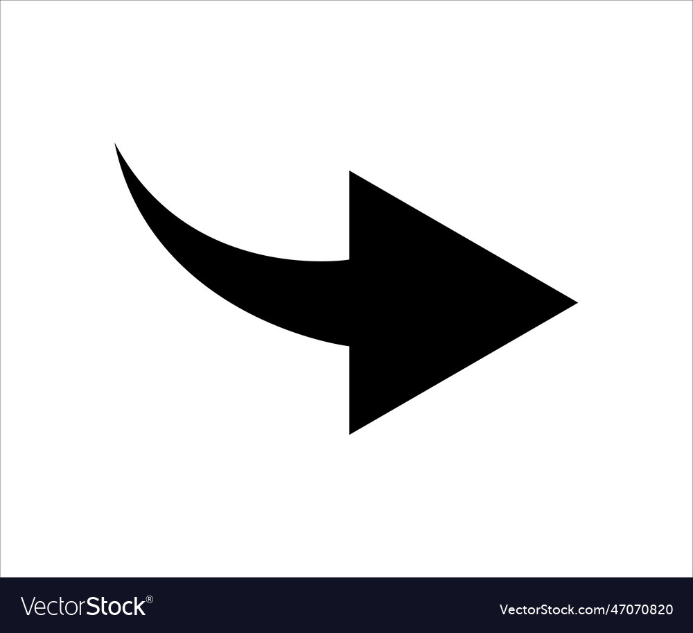 Arrow icon design template Royalty Free Vector Image