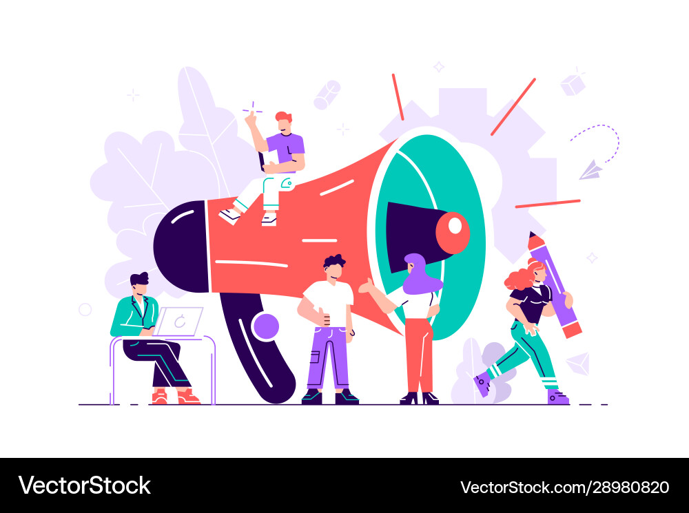 Business promotion advertising Royalty Free Vector Image