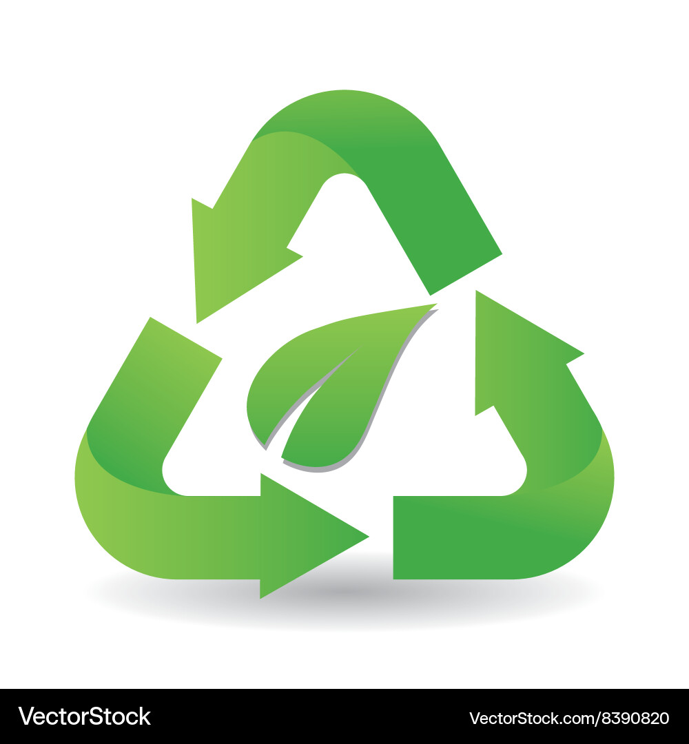 Eco leaf design Royalty Free Vector Image - VectorStock