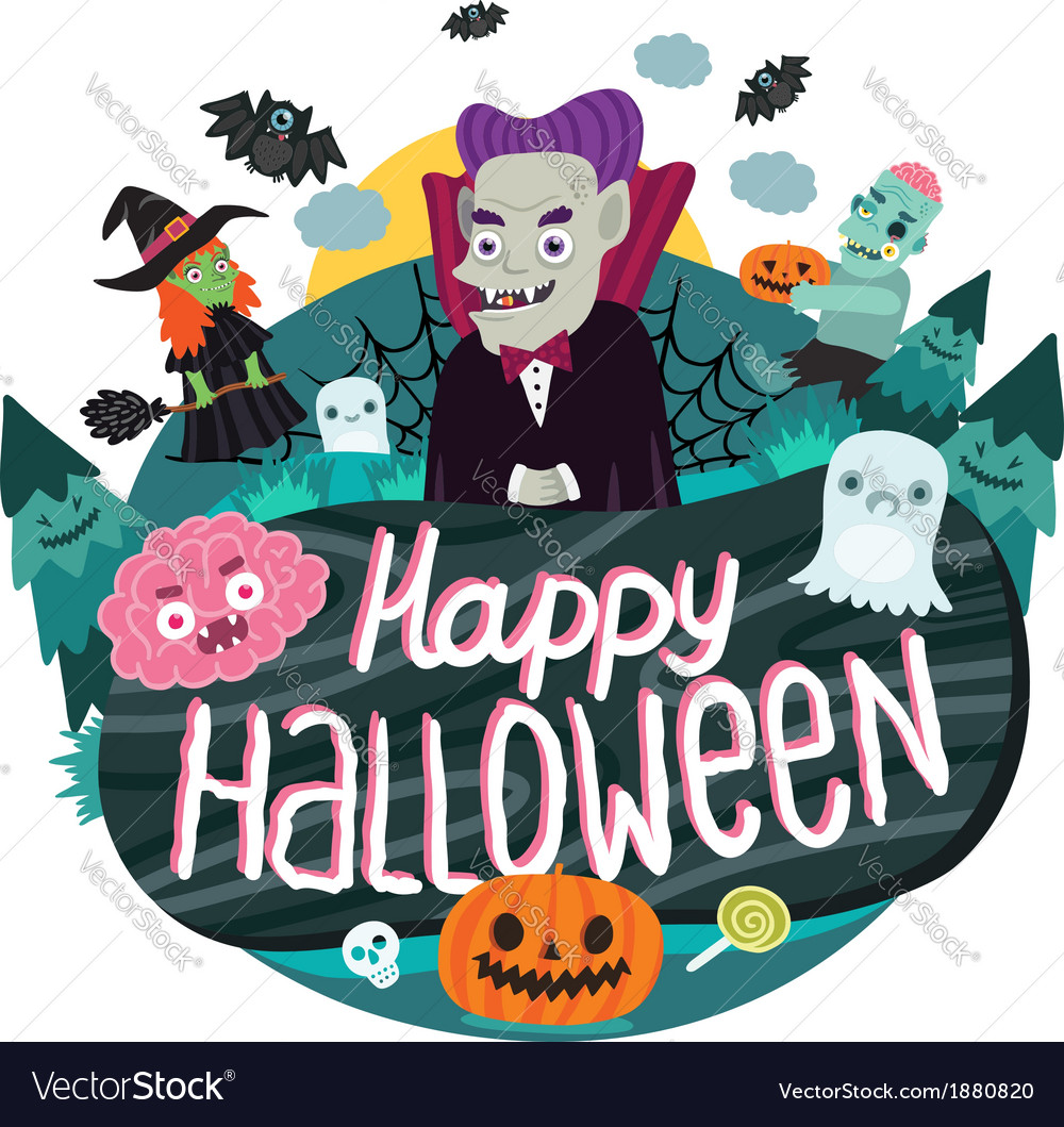 Halloween background Royalty Free Vector Image Halloween background Royalty Free Vector Image