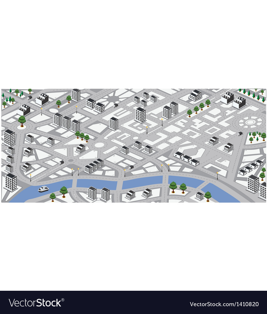 Map Royalty Free Vector Image - VectorStock