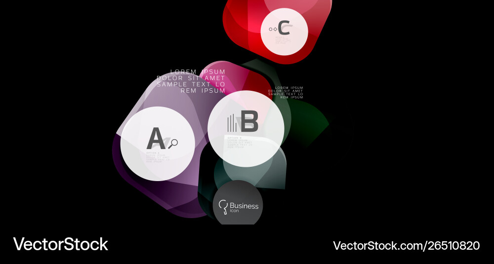 Modern advertising concept for wallpaper design Vector Image