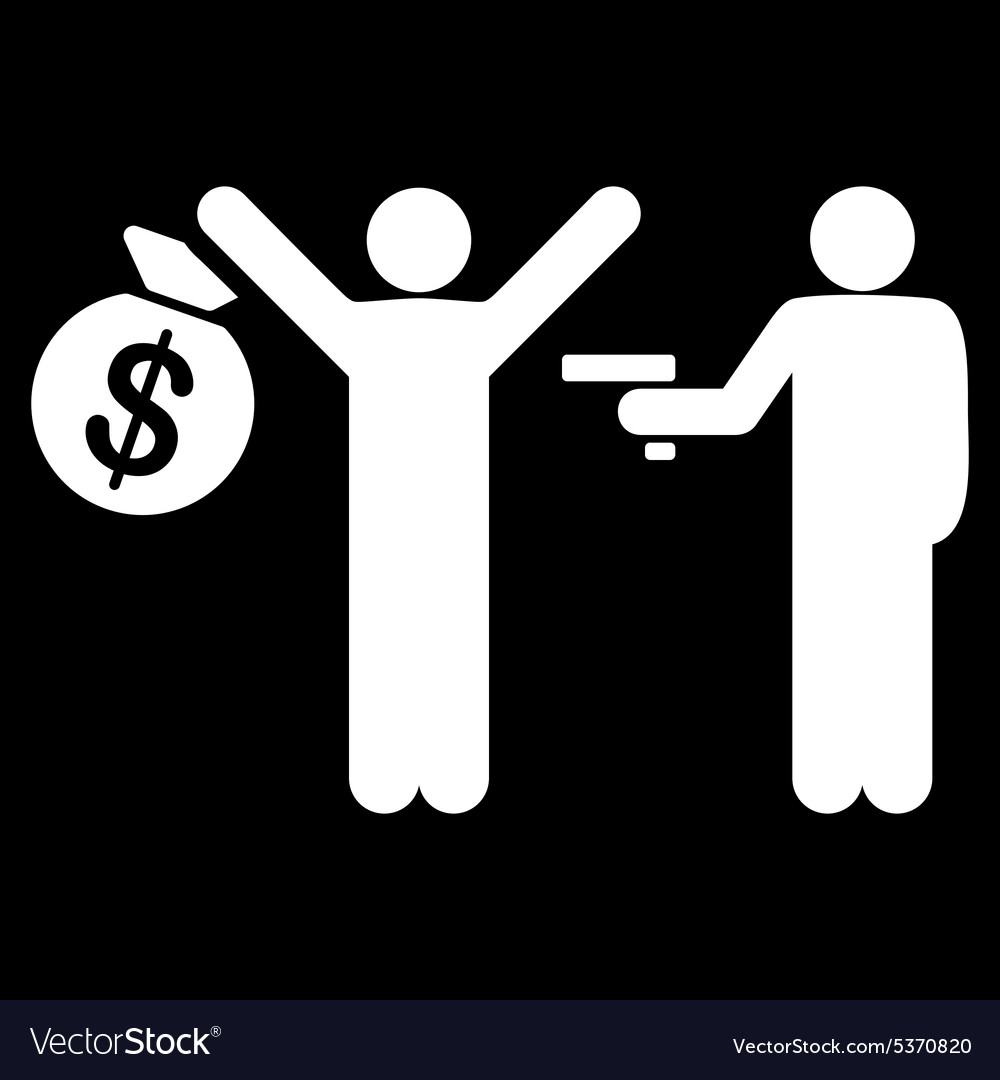 Robbery icon Royalty Free Vector Image - VectorStock