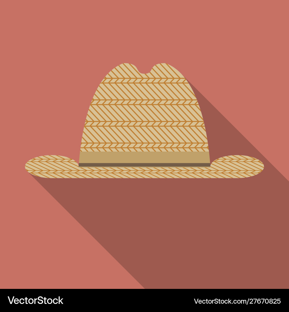 Cap for garden farm or beach Royalty Free Vector Image