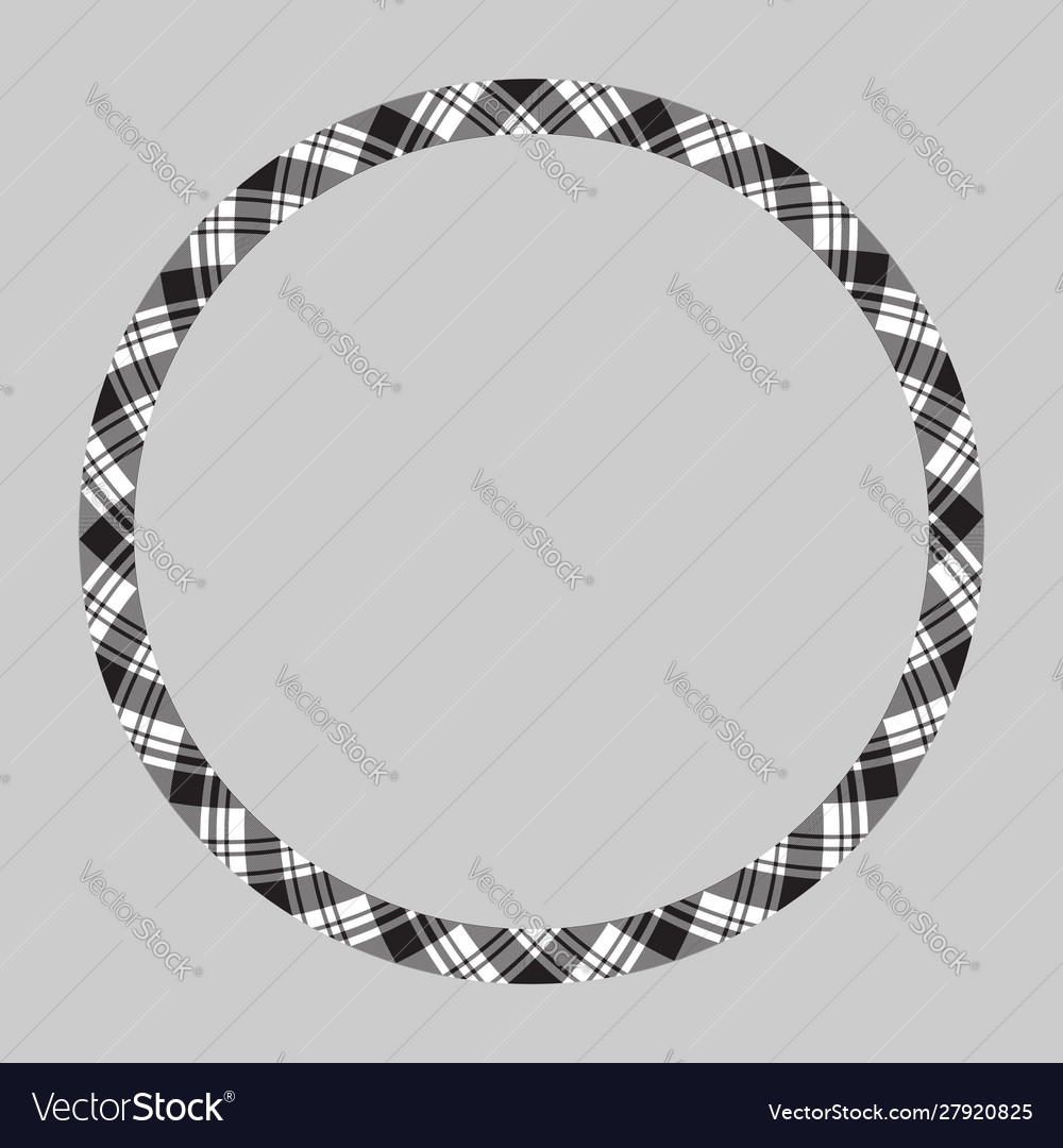 Circle borders and frames round border pattern Vector Image