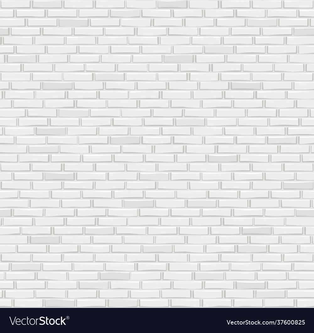 Seamless pattern gray brick wall texture Vector Image