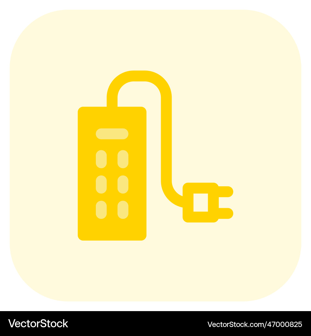 Surge protector to prevent unwanted power spikes Vector Image