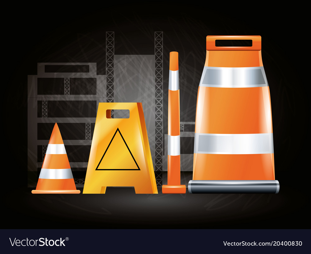 Construction in progress design Royalty Free Vector Image