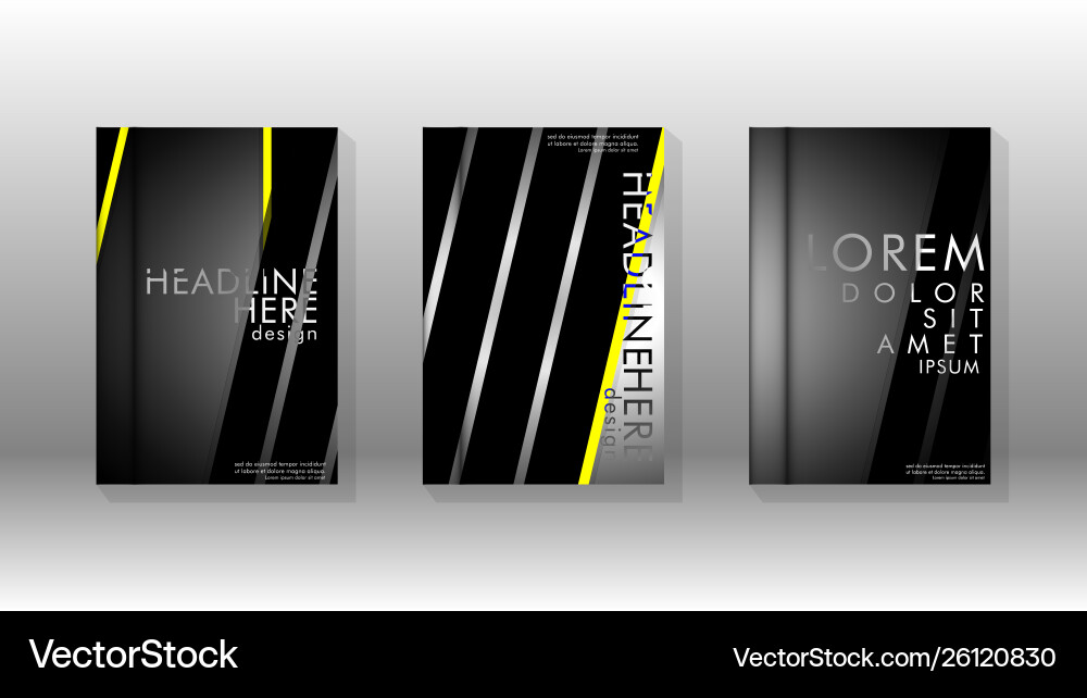 Cover book with a geometric design background Vector Image
