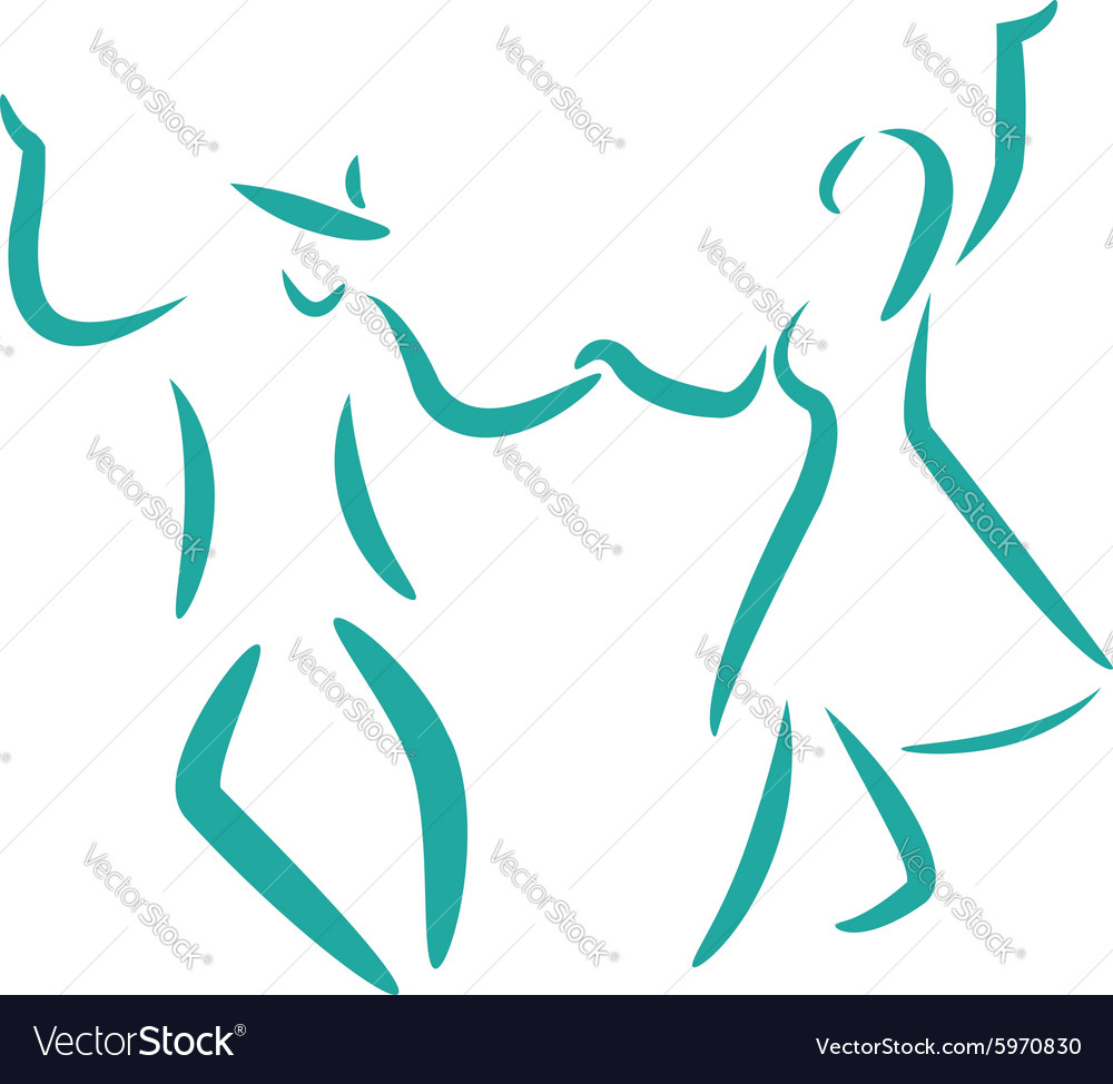 Swing dance Royalty Free Vector Image - VectorStock