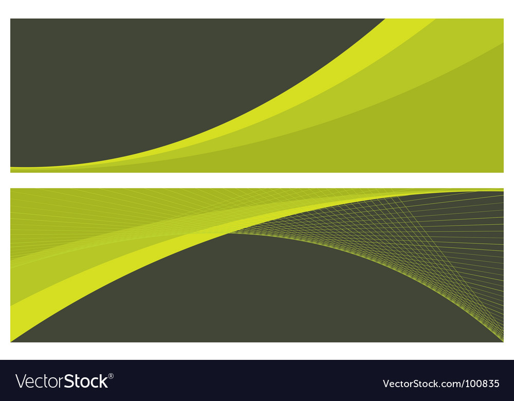 Abstract banners headers Royalty Free Vector Image