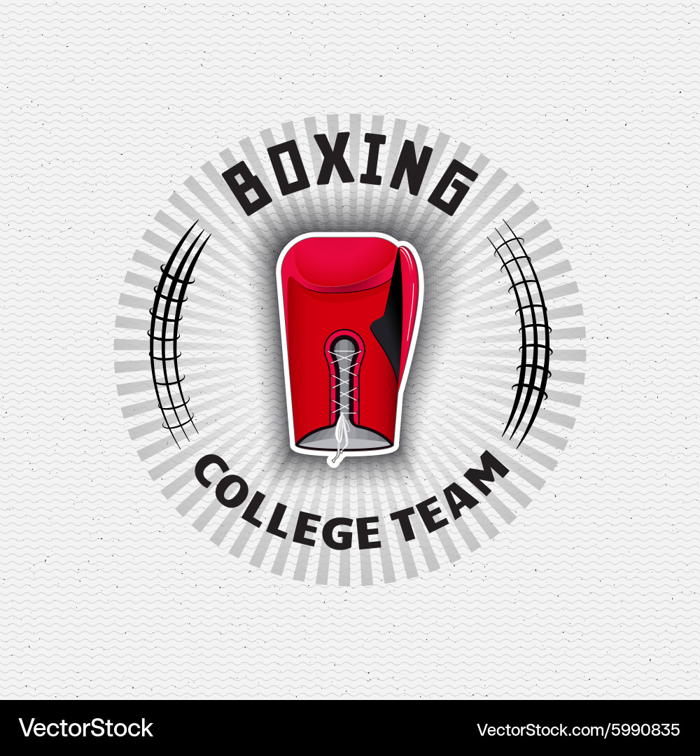 Boxing badges logos and labels for any use Vector Image