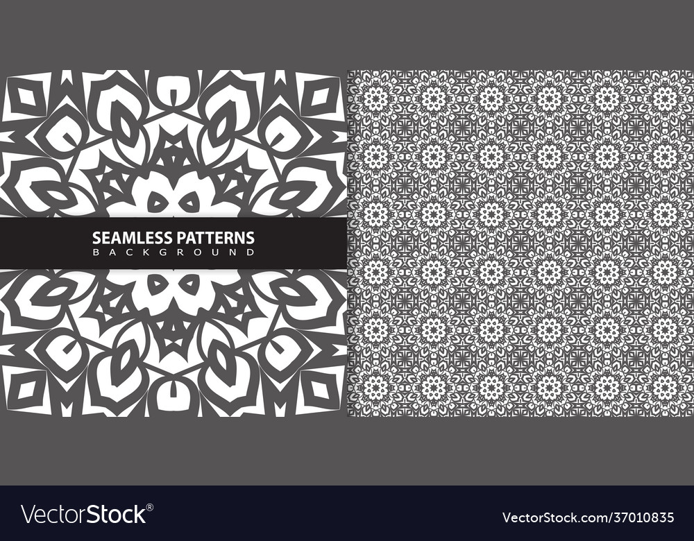 Classic batik seamless pattern background Vector Image