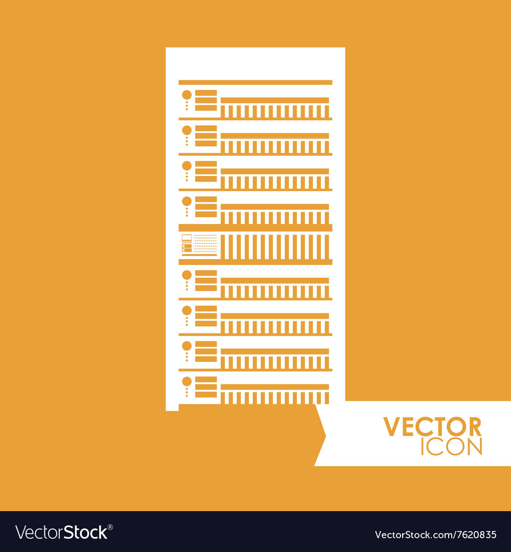 Data center design Royalty Free Vector Image - VectorStock