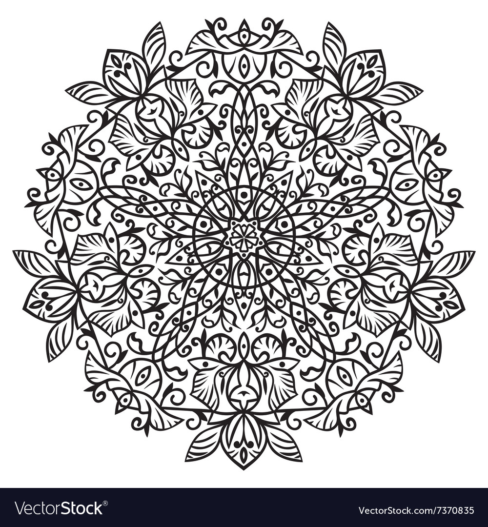 Hand drawing entangle element Royalty Free Vector Image