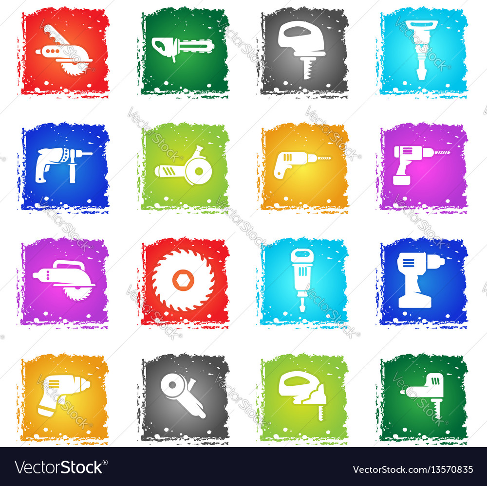 Tools icon set Royalty Free Vector Image - VectorStock