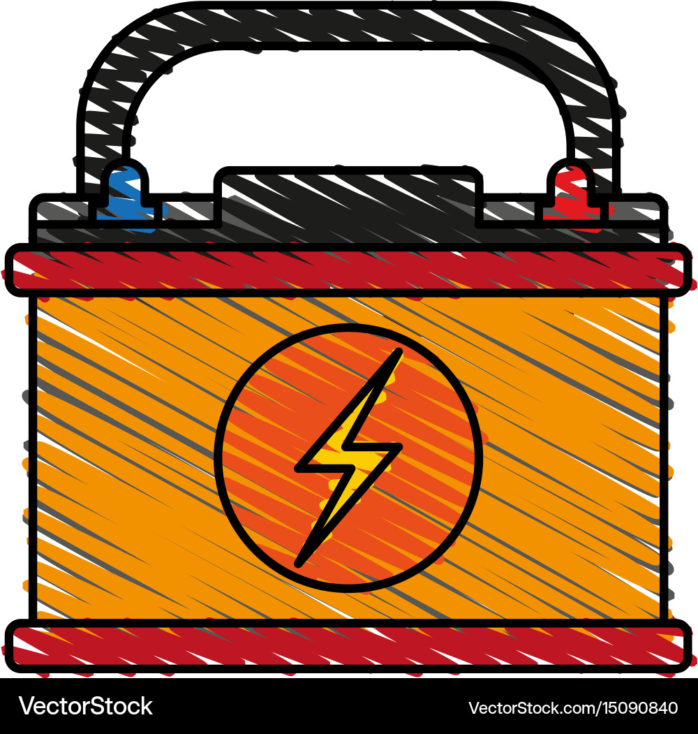 Battery flat Royalty Free Vector Image - VectorStock