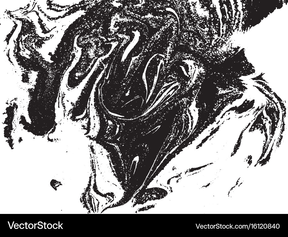 Black and white liquid texture watercolor hand Vector Image