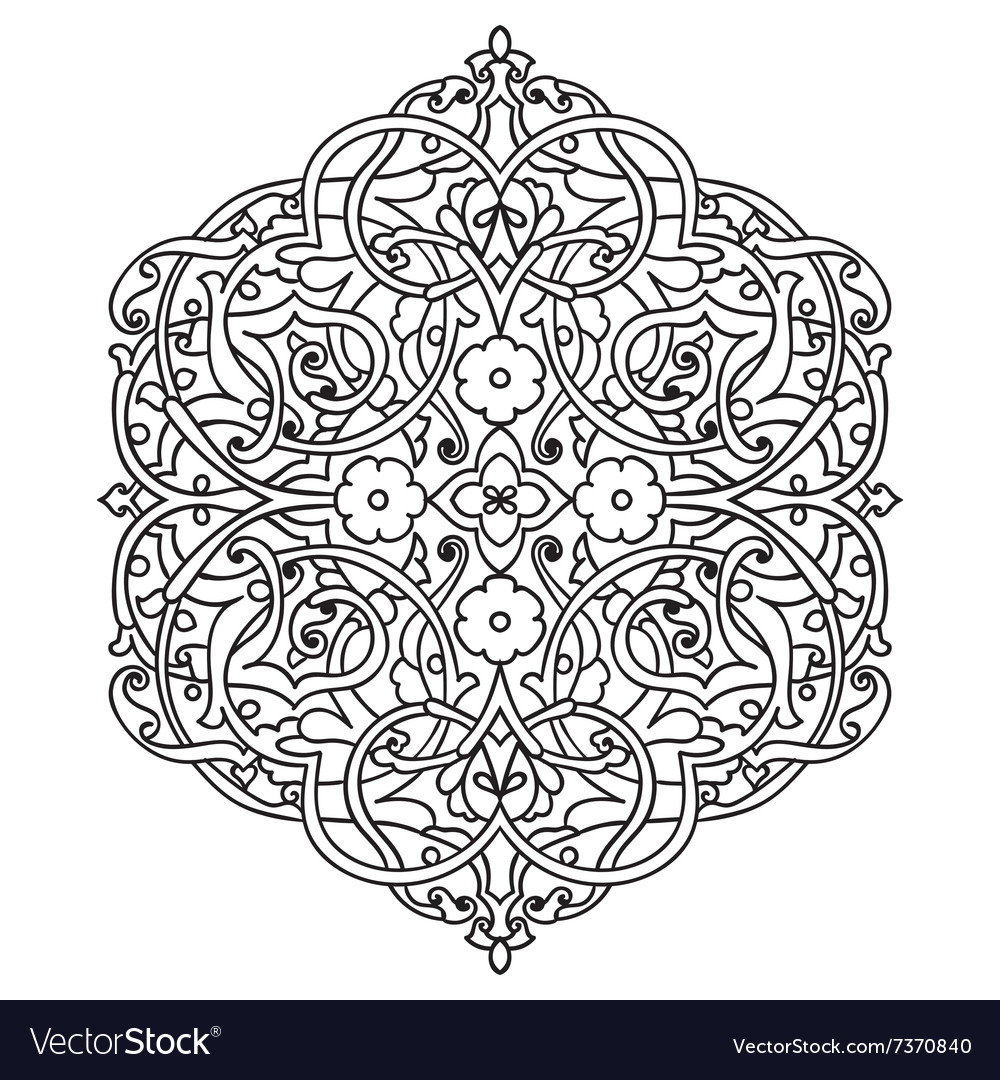Hand drawing entangle element Royalty Free Vector Image