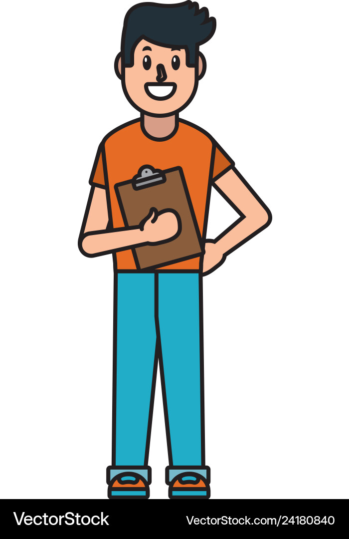 Man body cartoon Royalty Free Vector Image - VectorStock