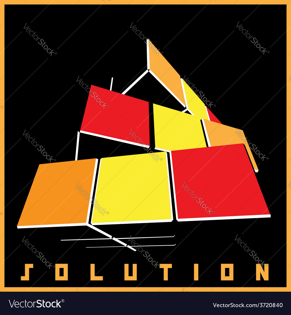 Solution Royalty Free Vector Image - VectorStock