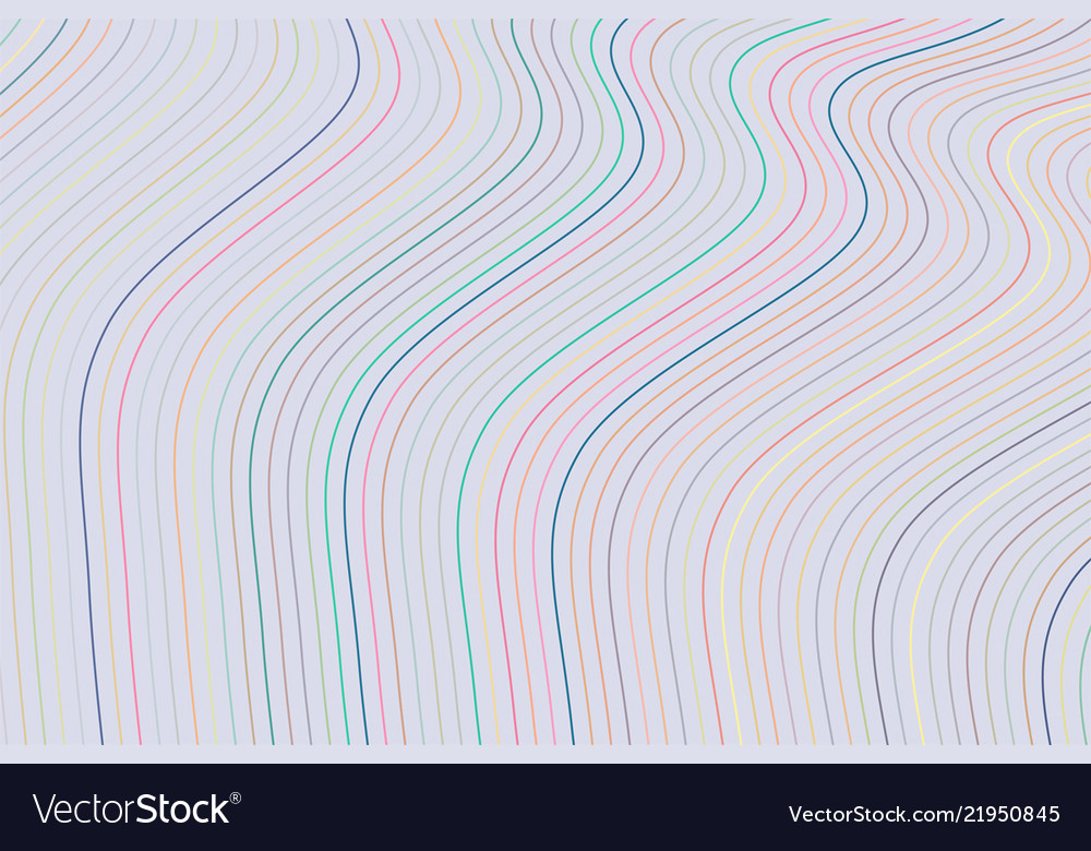 Abstract Conceptual Geometric Line Curve Wave Vector Image