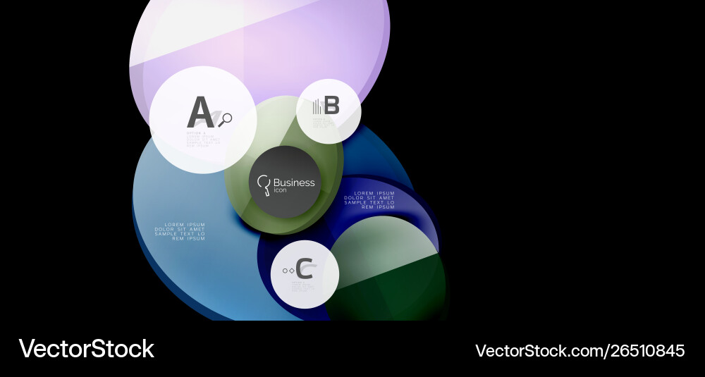 Modern advertising concept for wallpaper design Vector Image
