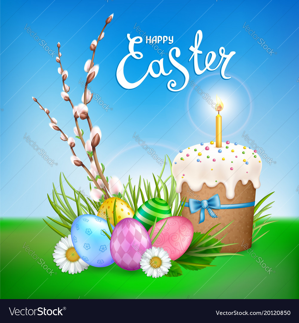 Happy easter collection Royalty Free Vector Image