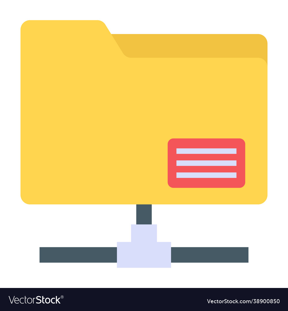 Share folder Royalty Free Vector Image - VectorStock