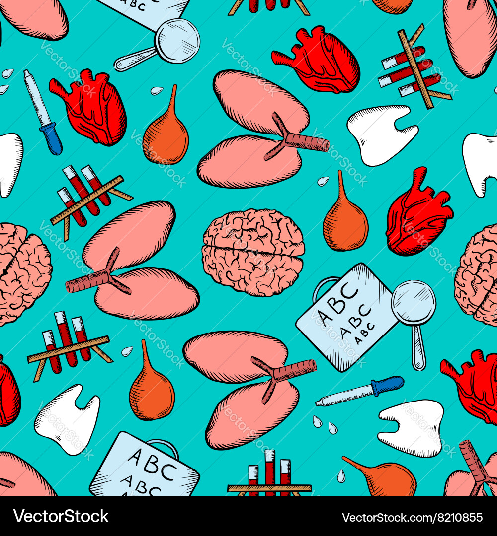 Medicine and healthcare seamless pattern Vector Image