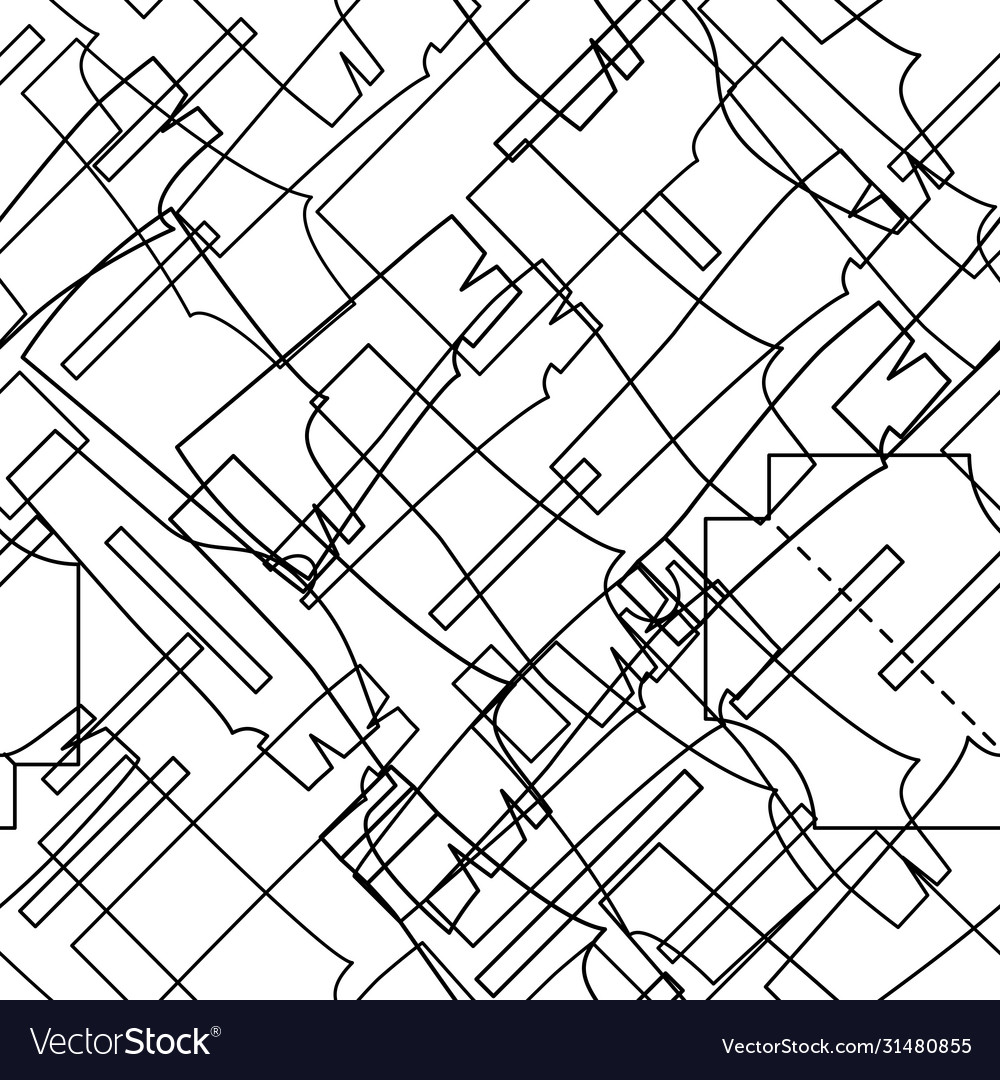 Seamless pattern background sewing design Vector Image