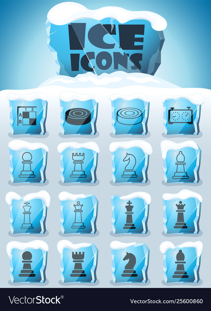 Chess icon set Royalty Free Vector Image - VectorStock