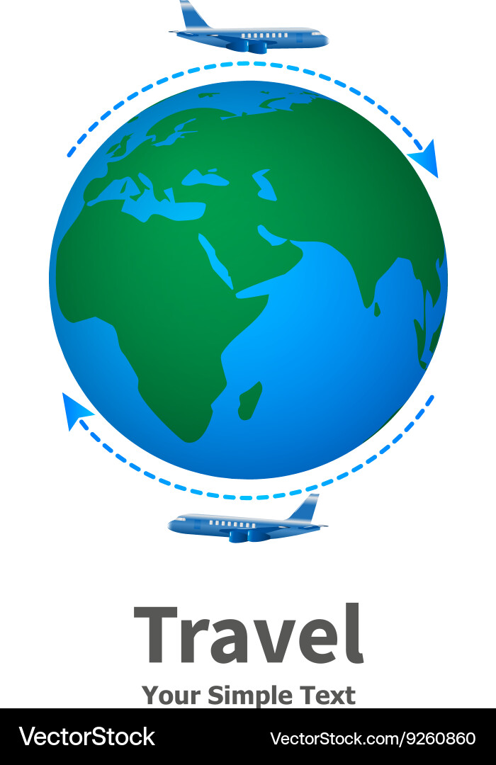 Concept of travel Royalty Free Vector Image - VectorStock