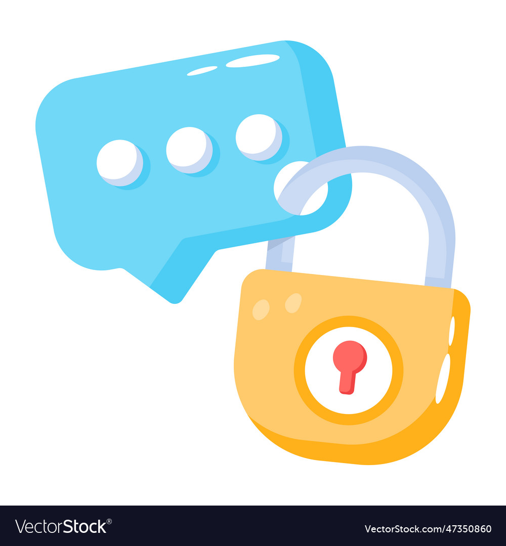 Message security Royalty Free Vector Image - VectorStock