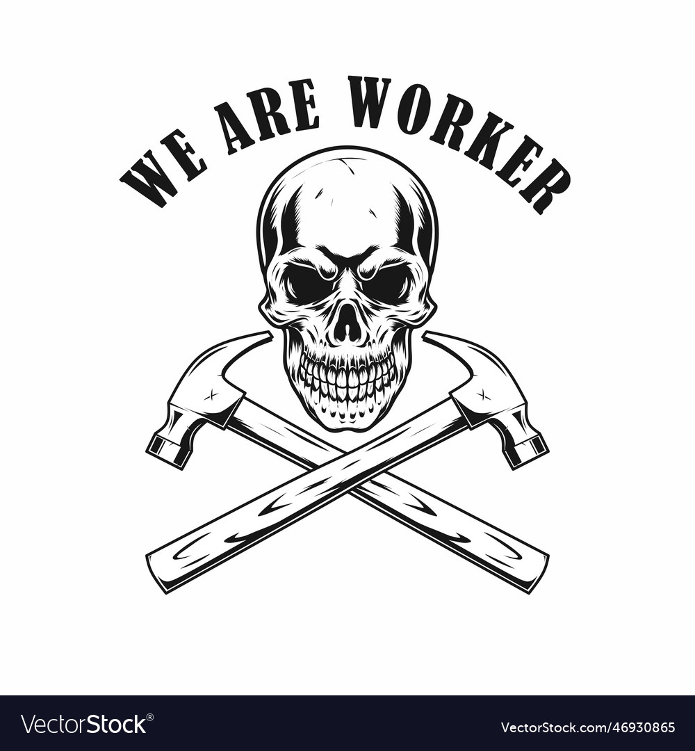 Worker logo Royalty Free Vector Image - VectorStock