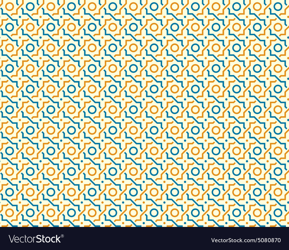 Arabic seamless pattern Royalty Free Vector Image