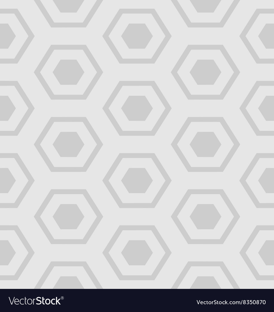 Hexagon seamless pattern Royalty Free Vector Image