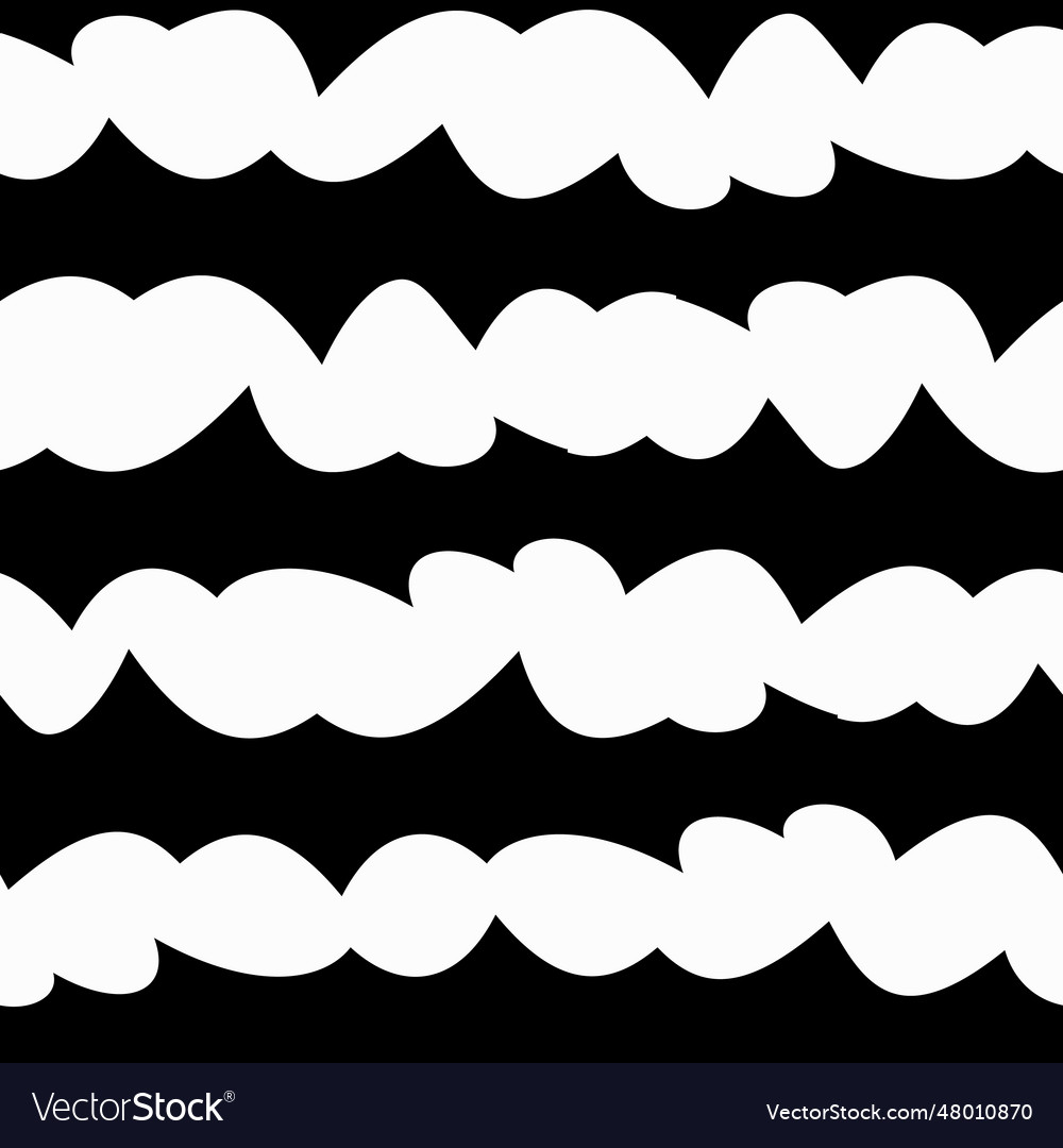 Monochrome sharp stripes seamless pattern Vector Image