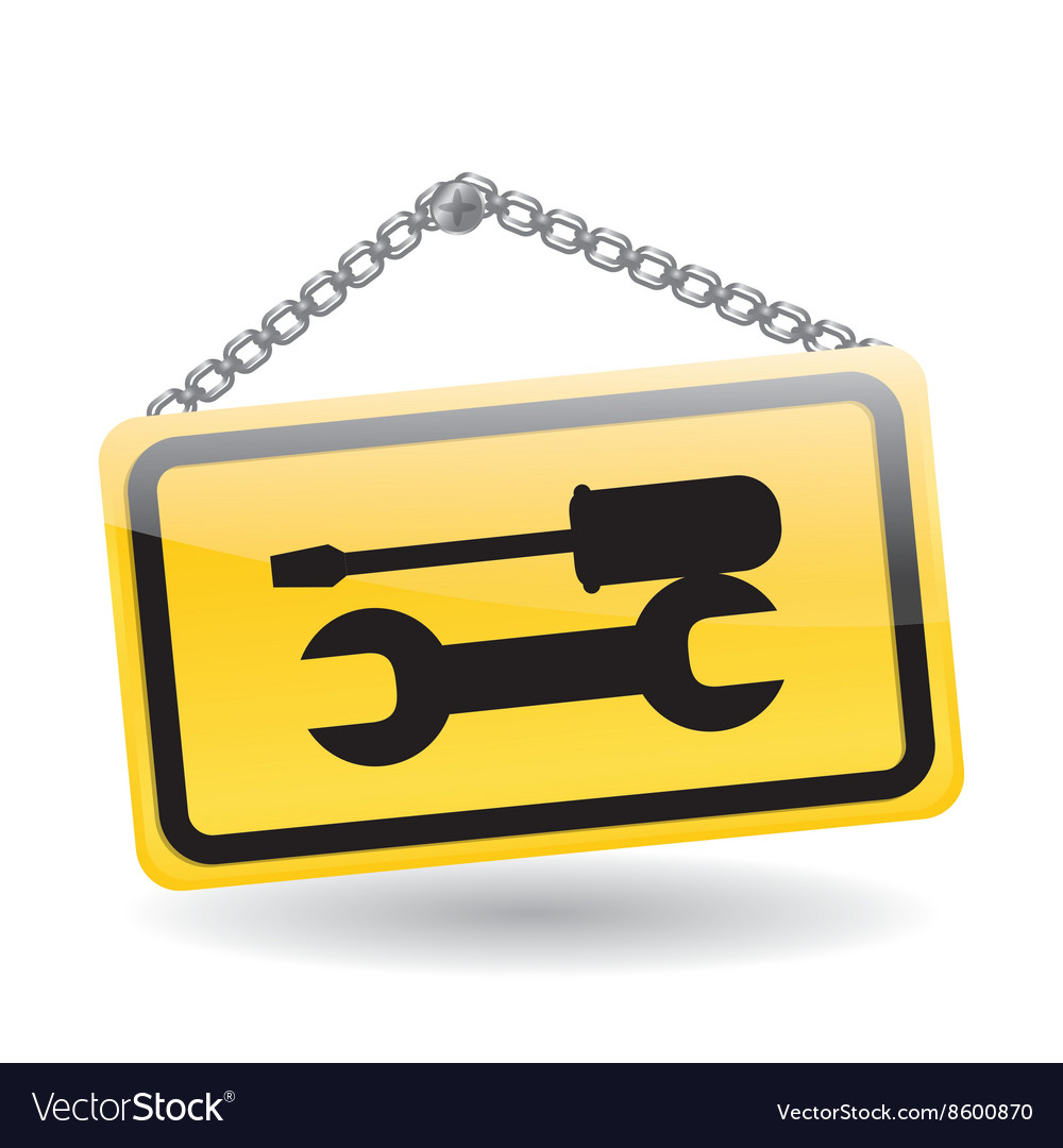 Under construction design work Royalty Free Vector Image